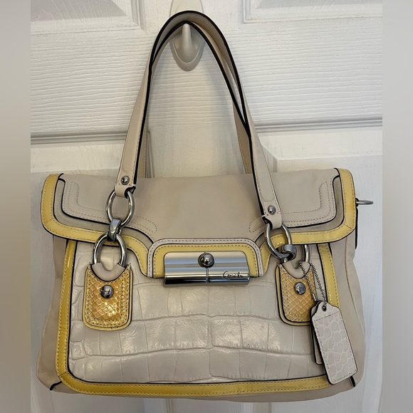 Coach | Bags | Coach Kristin Rare Crocodile Embossed Leather Wcoa ...